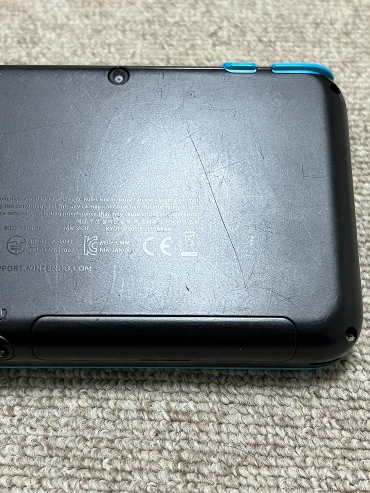 New Nintendo 2DS XL LL Black Turquoise Console Japanese B139 | eBay