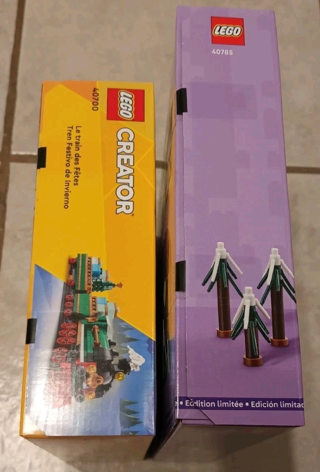 Lego Northern Lights Diorama 40785 Lego Holiday Train 40700 Sealed GWP ...