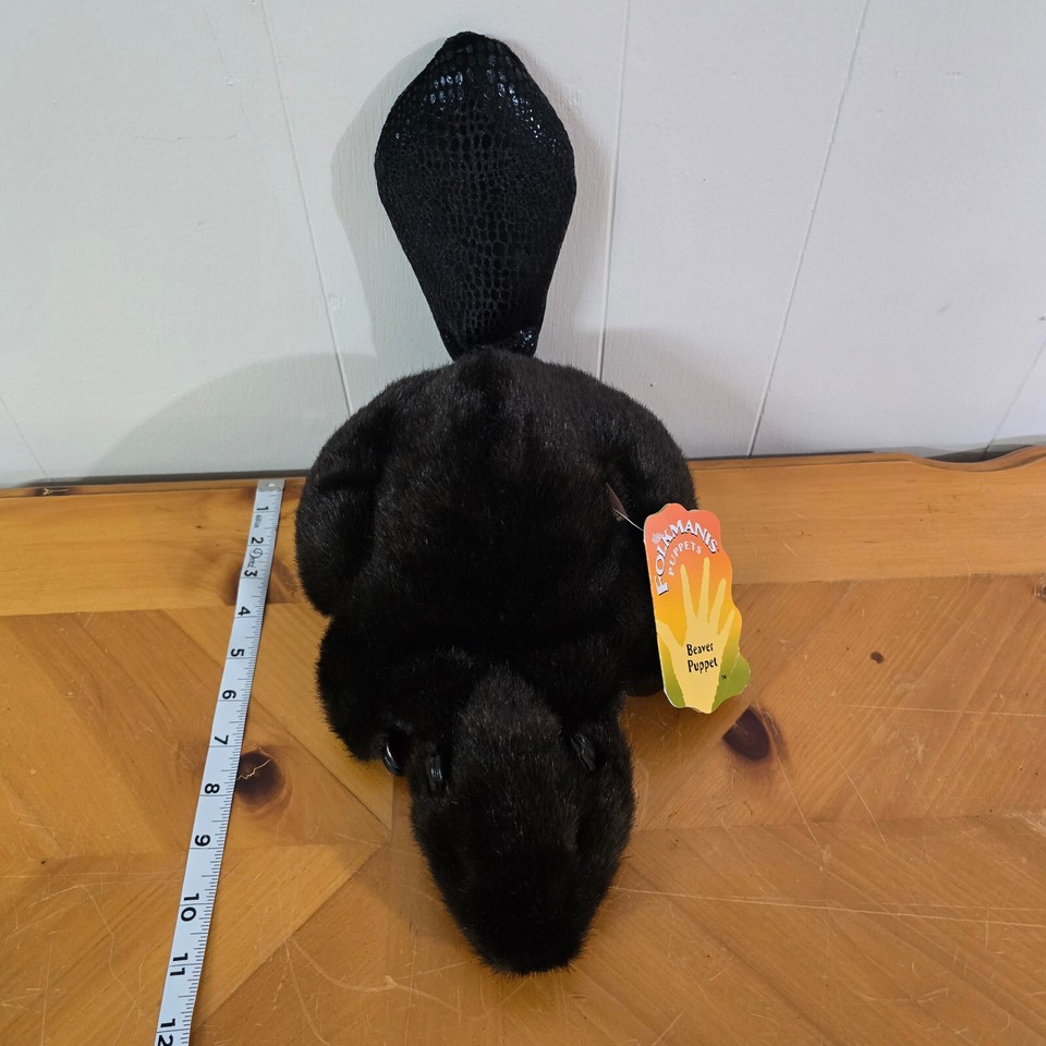Folkmanis Beaver Hand Puppet Brown, Full Size New | eBay