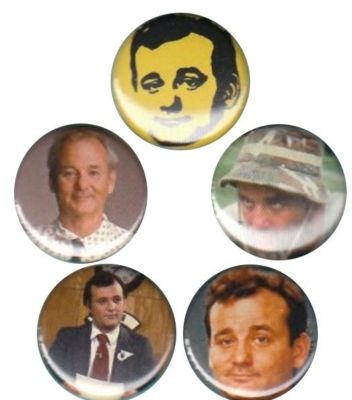 Bill Murray Set of 5 Buttons-Pins-Badges |Caddyshack|SNL| | eBay