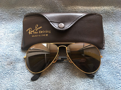 Vintage Ray Ban B&L Driving Series B15 TGM Chromax W1661 Aviator ...