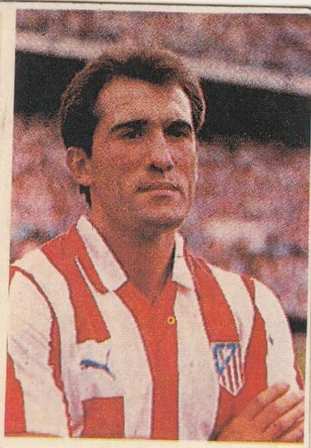 Football sticker ANDONI GOIKOETXEA Atletico Madrid Yugoslavia ed Euro ...