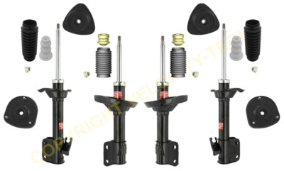 KYB EXCEL-G STRUTS MOUNTS & BOOTS FITS 04-07 SUBARU IMPREZA WRX SEDAN ...