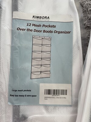 Over the Door Boots Organizer - White | eBay