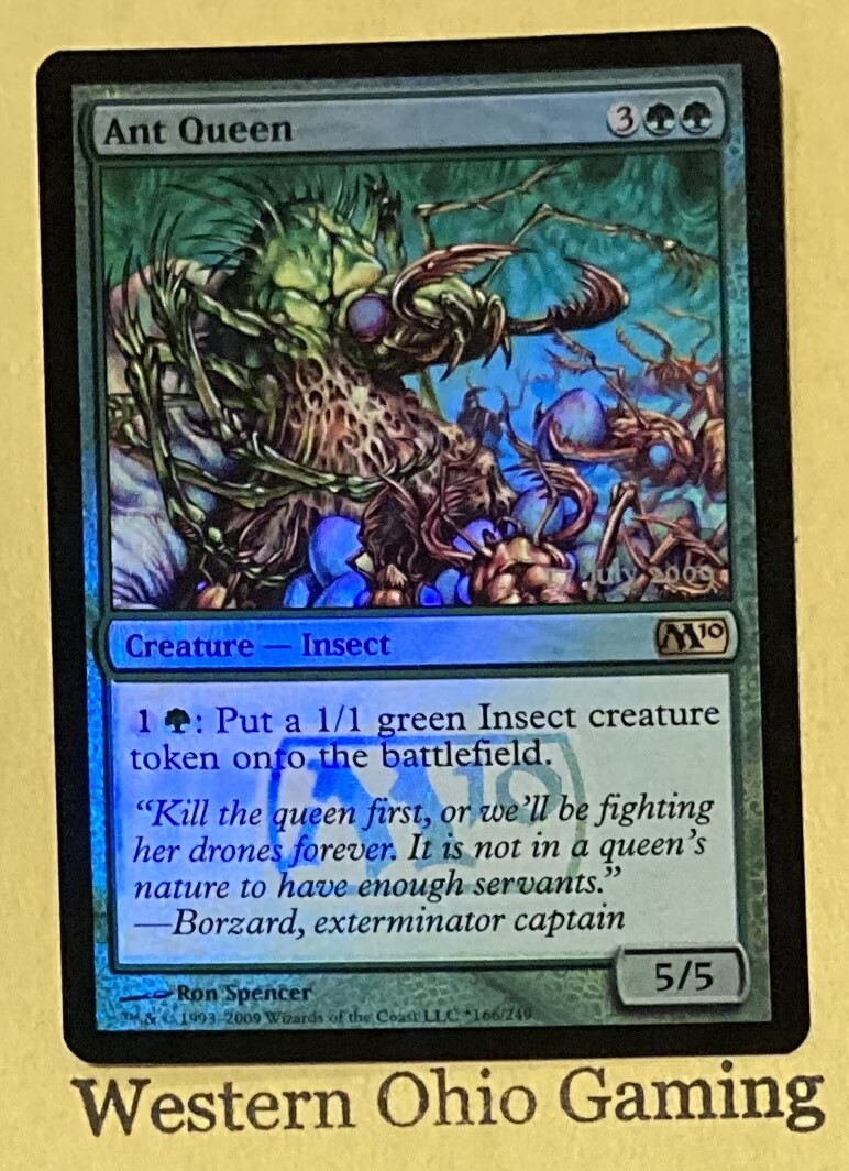 Magic The Gathering Magic 2010 Ant Queen #166/249 Promo Foil MTG M10 ...