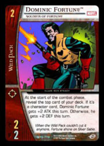 VS System: Dominic Fortune, Soldier of Fortune [Played] Marvel Team-Up ...