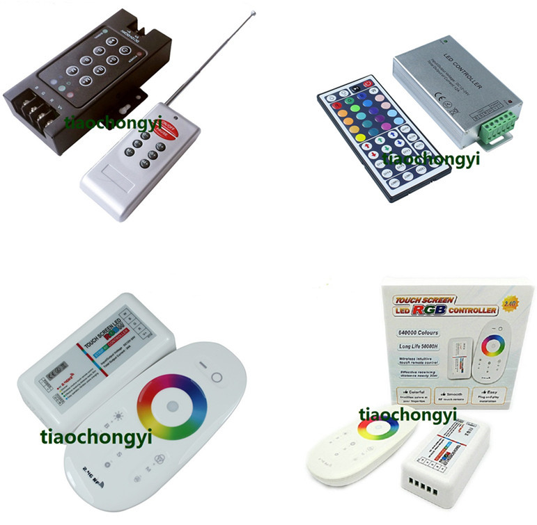 24 44 Key Music WiFi IR Remote Double Lines Controller For 5050 RGB Led ...