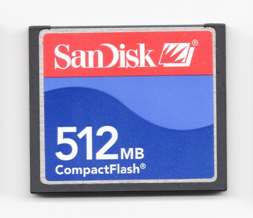 SanDisk 512MB MEGABYTE CF Compact Flash Camera Memory Card | eBay