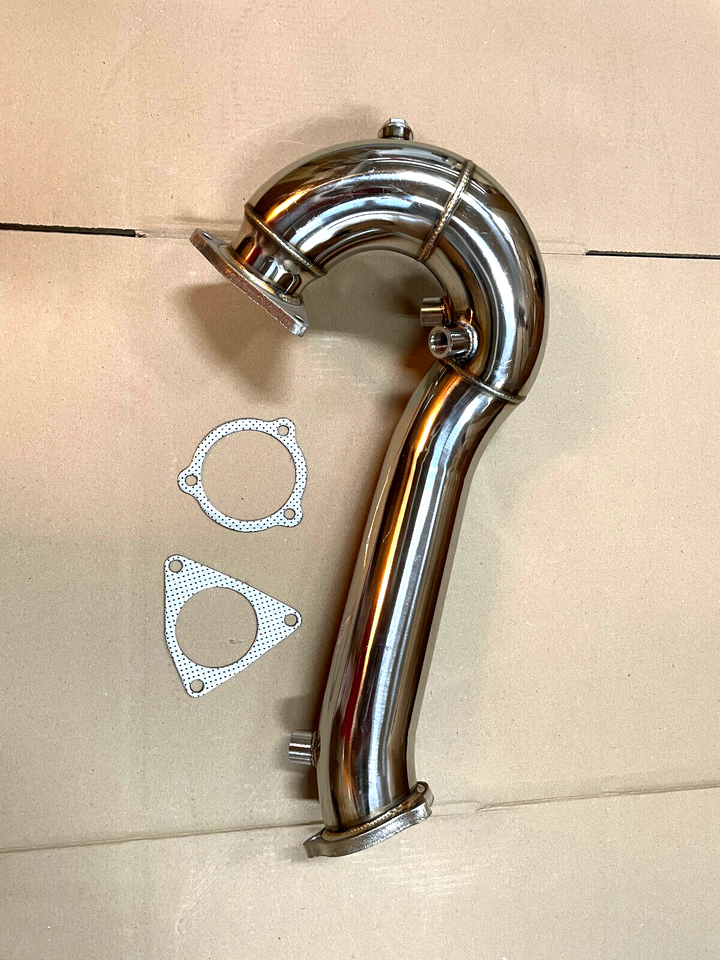 Downpipe für Audi A6 C7 4G 3,0 TDI Kat Ersatzrohr Sportauspuff 76mm | eBay