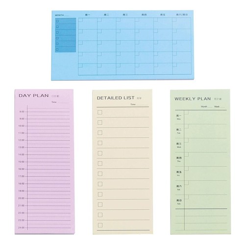 Mini To-do-list Pocket Daily Planner Daily Check-list Mini Note Papers ...
