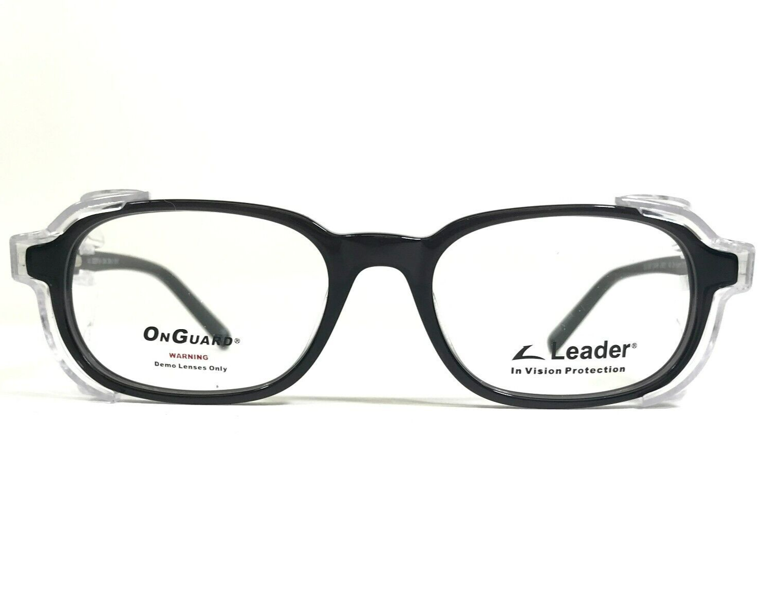 Leader Eyeglasses Frames OG-080 3118 DARK GREY On-Guard Side Shield 51 ...