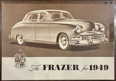 1949 Frazer Vintage Original Dealer Sales Brochure Foldout | eBay