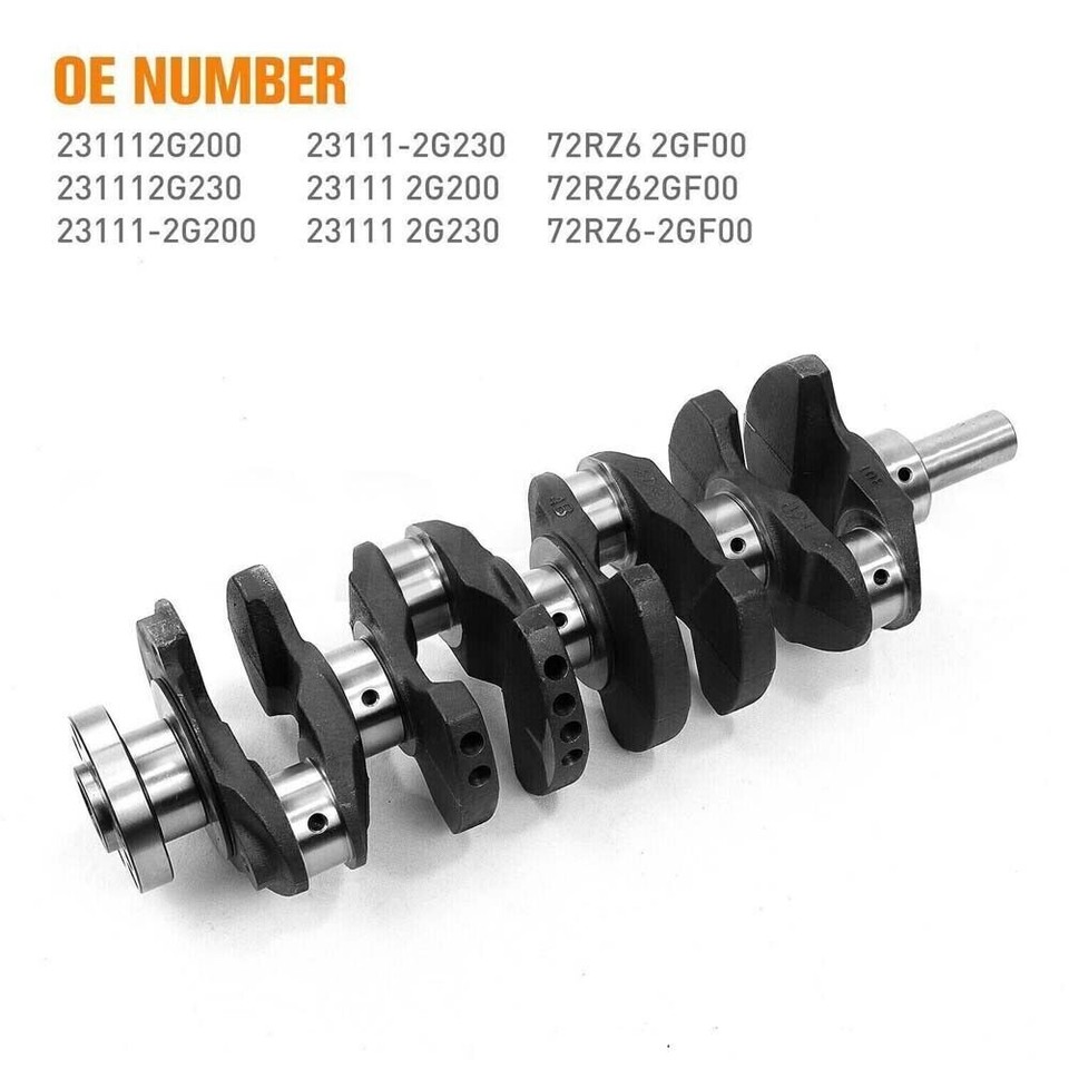 Engine Crankshaft Rods Bearing Kit For Hyundai Sonata Kia Forte 2.4L ...
