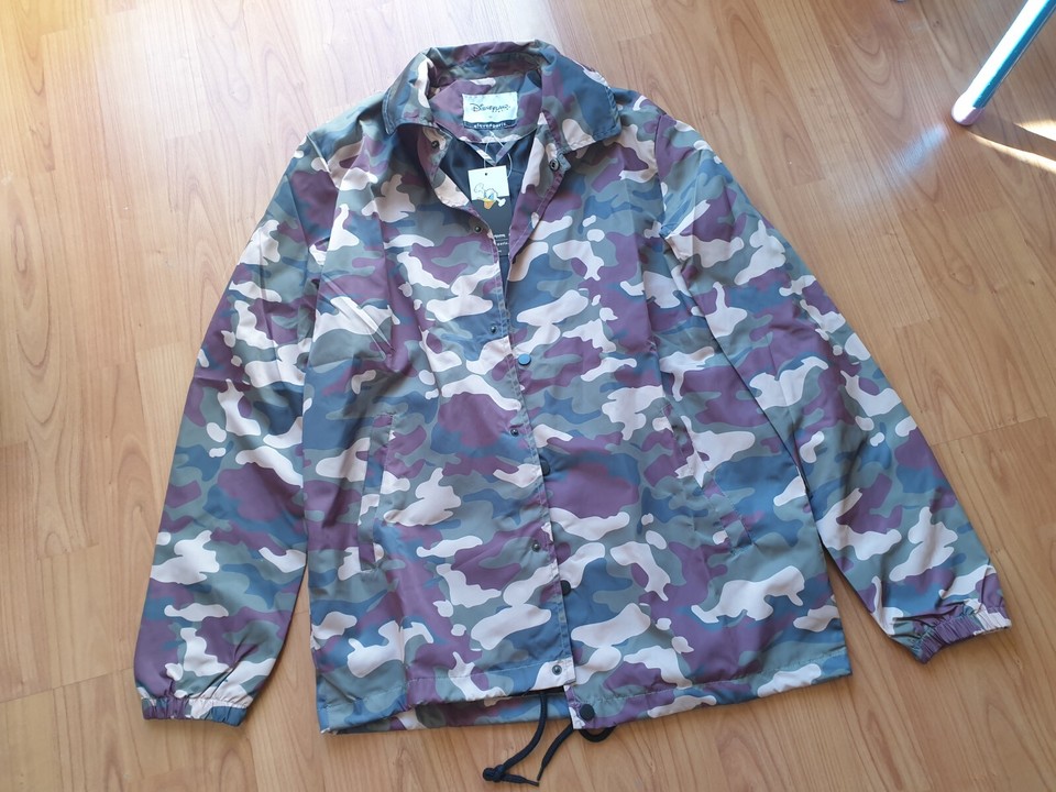 Parka Disneyland Paris * K-way Eleven Paris * Mickey argile Camouflage ...