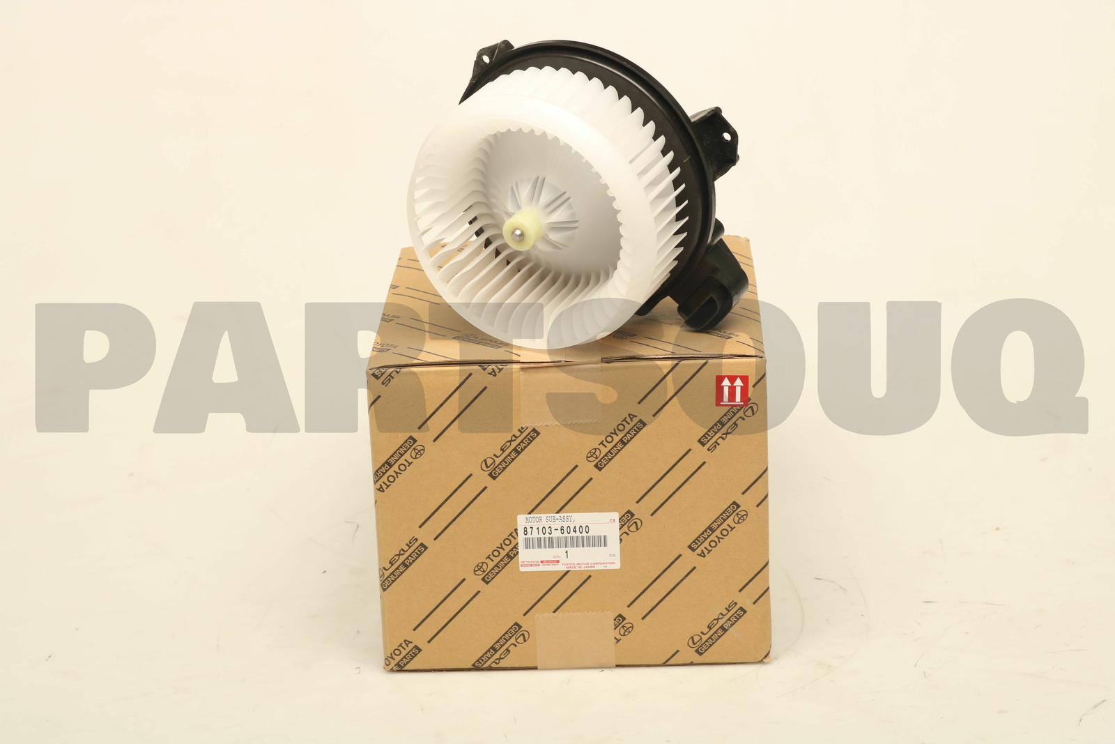 8710360400 Genuine Toyota MOTOR SUB-ASSY, BLOWER W/FAN 87103-60400 | eBay