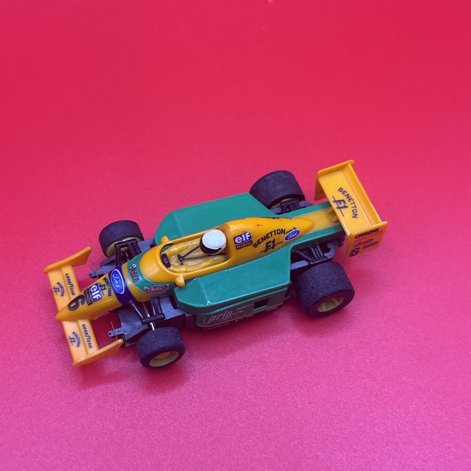 Super Circuit Formula Tyco 440-X2 Japan Benetton F1 HO Slot Car | eBay