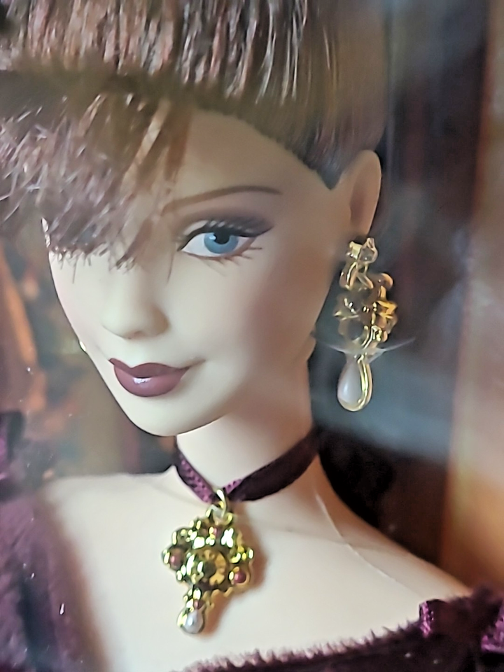 NRFB Victorian Holiday Gold Label 2006 Barbie Doll Fan Club Exclusive # ...
