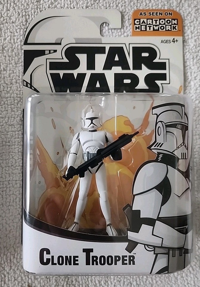 2003 HTF STAR WARS CLONE WARS COMPLETE SET OF 8 ALL UNOPENED! CARTOON ...