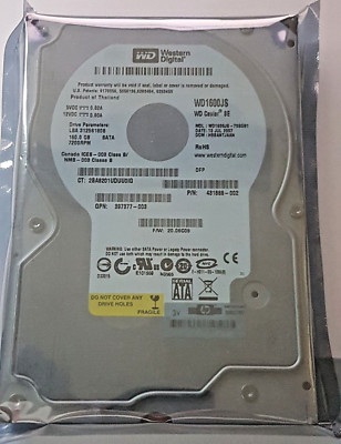 160 GB SATA Western Digital WD1600JS-70SGB1 7200RPM 8MB HDD 3.5 ...