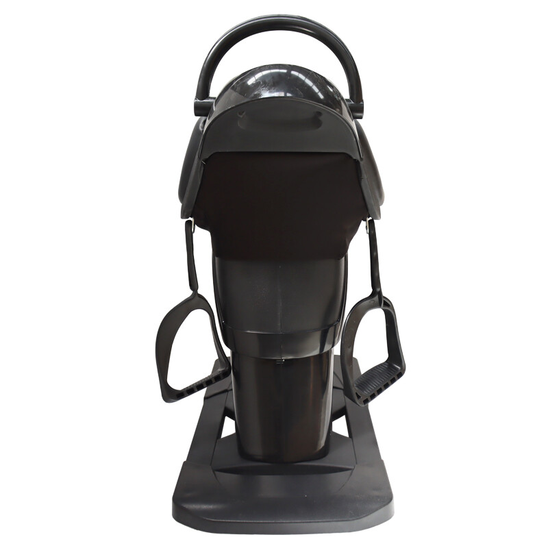 110V Electric Black Horse Riding Machine w/ Safety Switch for Abdominal ...