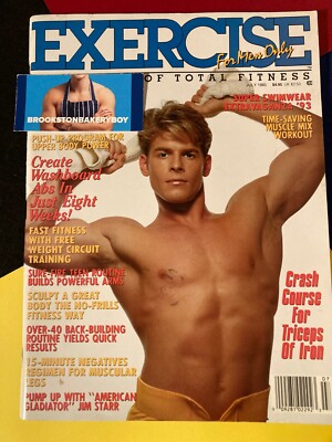 EXERCISE FOR MEN MAGAZINE, July 1993, EXERCISE, FITNESS, HEALTH, MEN'S ...