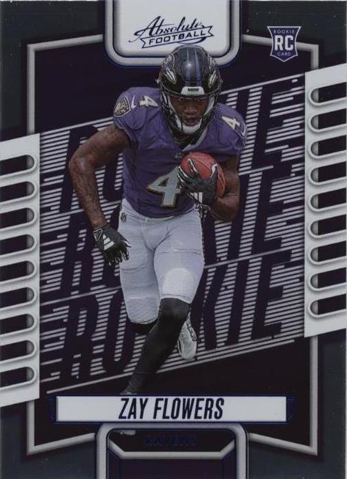 2023 Panini Absolute - Rookies Zay Flowers #111 Blue (RC) for sale ...