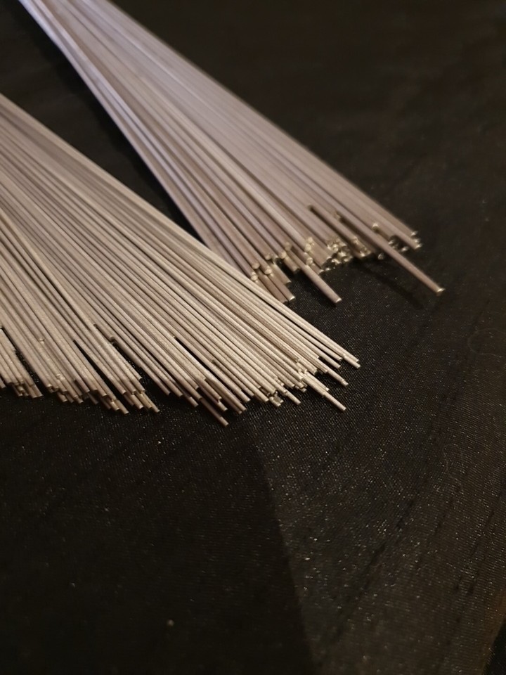 1mm 1.6mm 2mm 1000mm Grade 2 5 Titanium tig Rods GR2 GR5 Welding filler ...