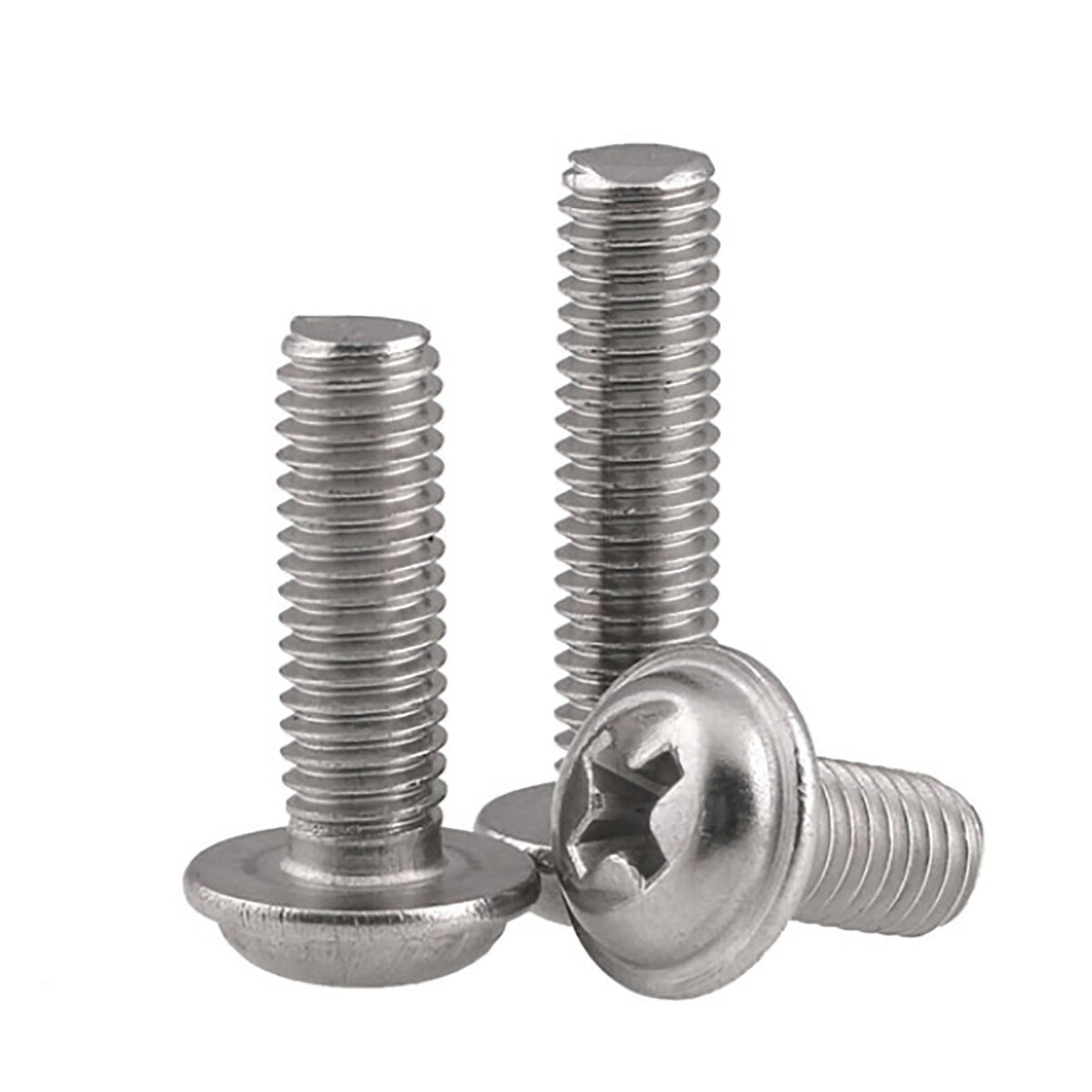 M2 M2.5 M3 M4 M5 Flanged Phillips Button Head Machine Screws 304 ...