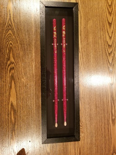 Drumstick Display Case #01-170 (Black/Black Background)- Holds 2 Drum ...