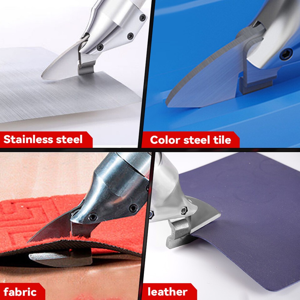 Cordless Metal Shear Electric Metal Shears Sheet Metal Cutter with 2 ...
