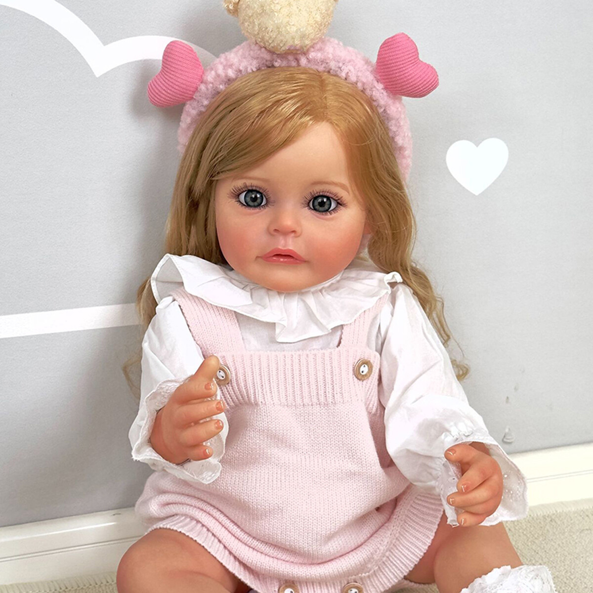 55cm Reborn Doll Cute Girl Doll Toy Waterproof Realistic with Dolls ...