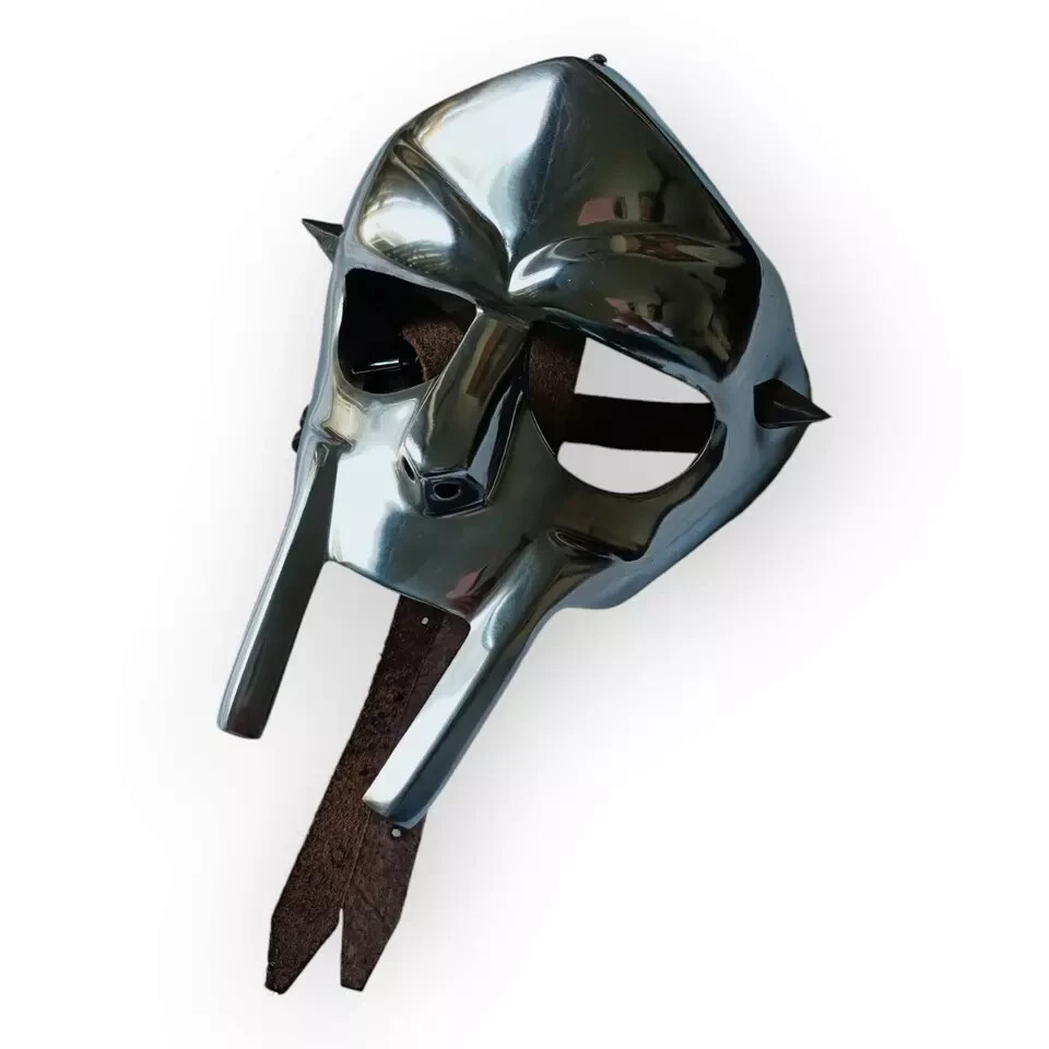 MF Doom Gladiator Mask Halloween Villain Steel Villain Face Armor ...