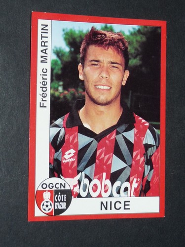 #230 FREDERIC MARTIN OGC NICE OGCN GYM PANINI FOOT FOOTBALL 1994-1995 ...