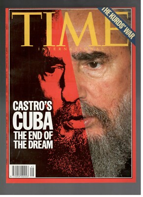 Fidel Castro Cuba 1993 Time Cover 1 Page Original | eBay Australia