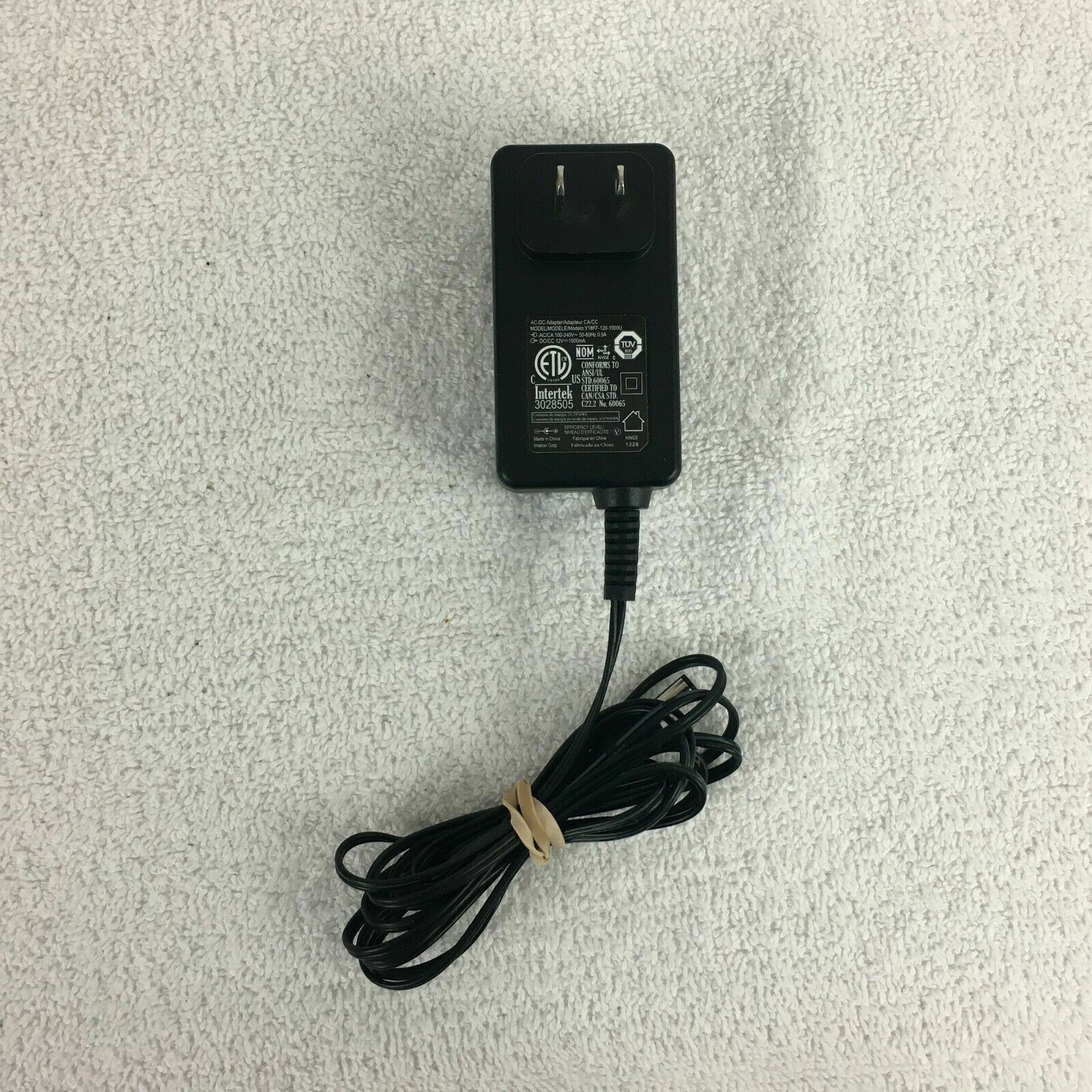 Intertek AC-DC Adapter Y18FF-120-1500U 12V 1500mA | eBay