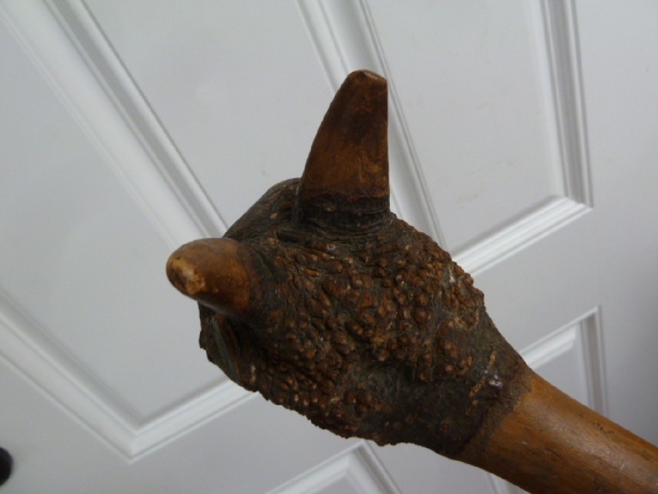 CLUB-5 Genuine Penobscot Native American Root club war weapon ...