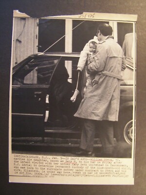 AP Wire Press Photo 1987 William Stern Baby M visit with Mary Beth ...