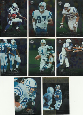 (8) 1996 Upper Deck Silver Indianapolis Colts (Complete Team Set) See ...