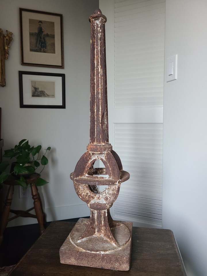 Antique English Cast Iron Railroad Signal Finial Architectural Salvage ...
