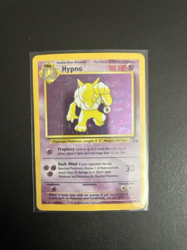 Hypno Fossil 8/62 Holo 1999-2000 Wizards Base Set Copyright, Rare (See ...