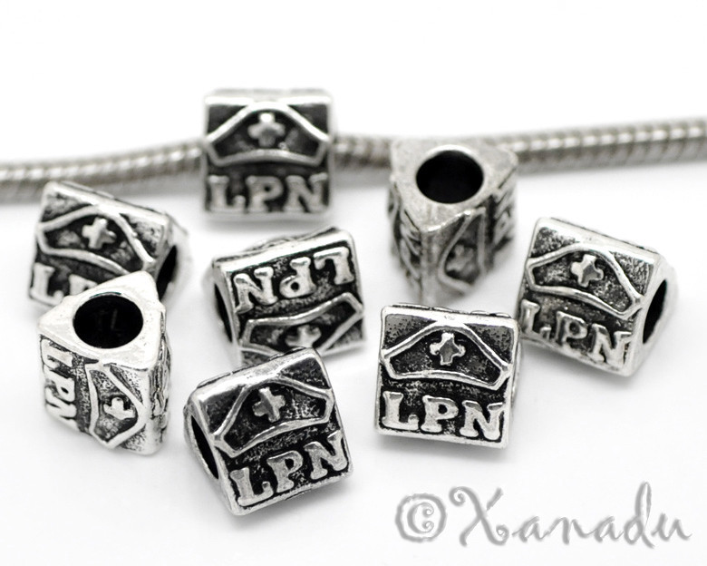 LPN Licensed Practical Nurse European Bead With Nursing Cap For Charm ...