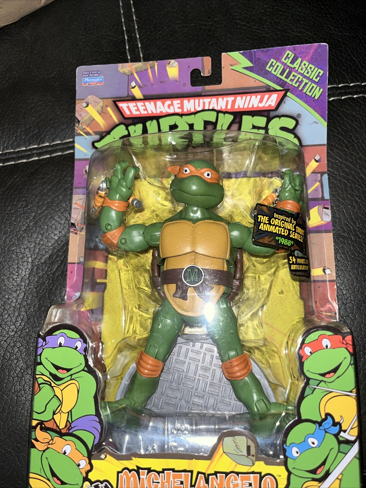 Playmates 2012 TMNT - MICHELANGELO CLASSIC COLLECTION (1988)- 7 INCH ...
