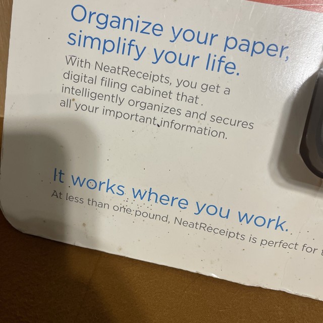 NeatReceipts Mobile Scanner and Neatworks Software Digital Filing ...