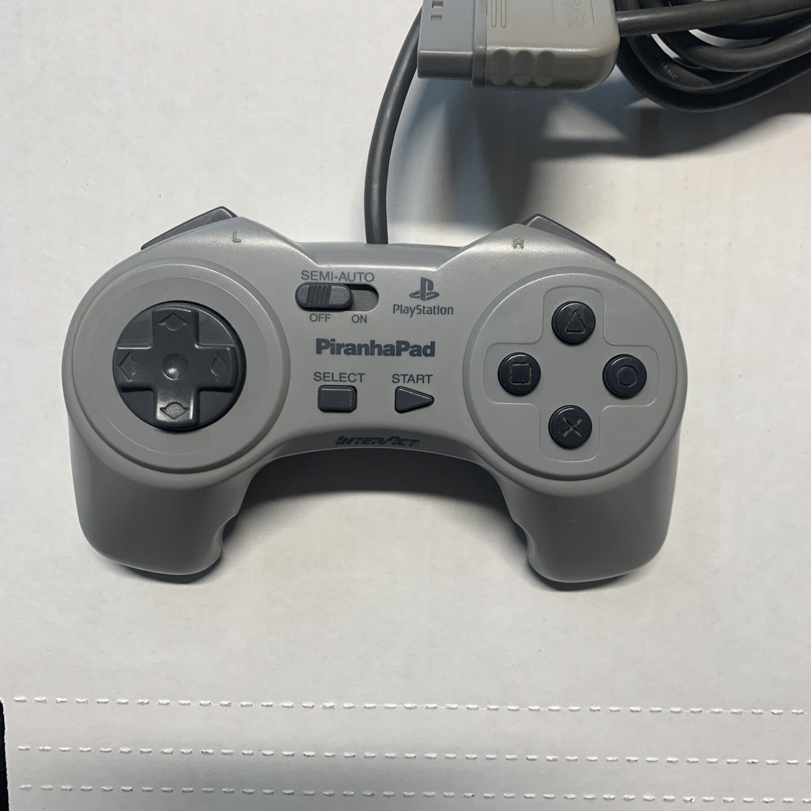 Piranha Pad PS1 PlayStation 1 Turbo Wired Controller Interact ...