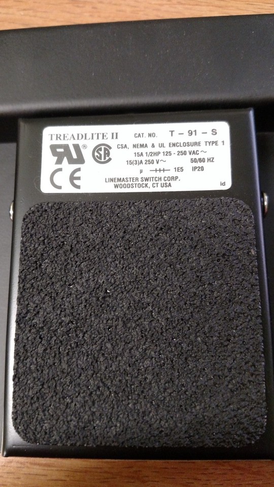 LINEMASTER Treadlite II T-91-S Tripple Footswitch | eBay