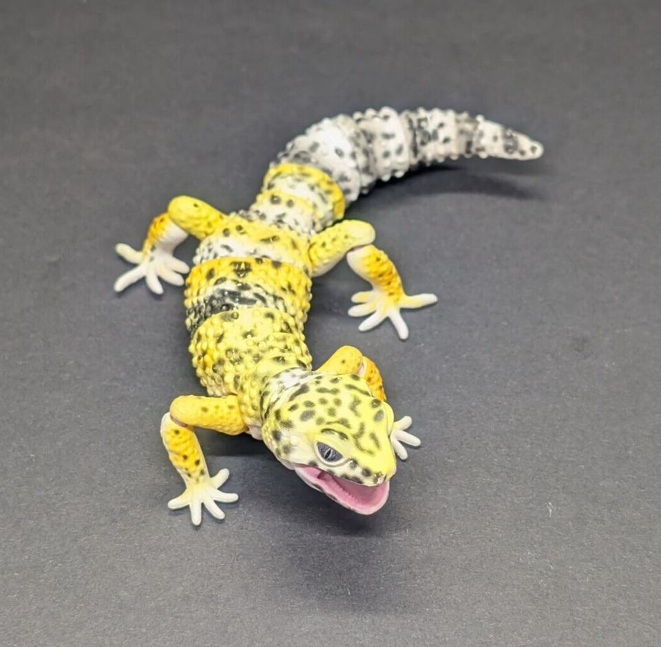 Bandai Gashapon Leopard Gecko 6.3in Realistic Figure Free Shipping from ...