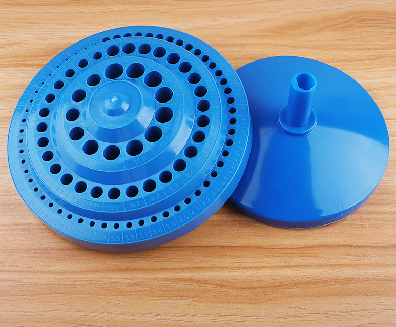 Drill Bit Storage Case Organizer Box Container Holder Stand Round With ...