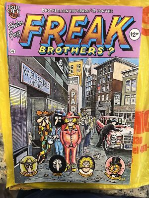 Rip Off Press FABULOUS FURRY FREAK BROTHERS #4 $2.00 cover price ...