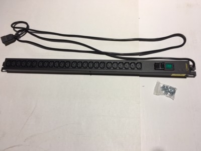 Geist PDU24IEC/C20 Vertical PDU 24x C13 Outlets,C20 Plug,16A/230V,w ...