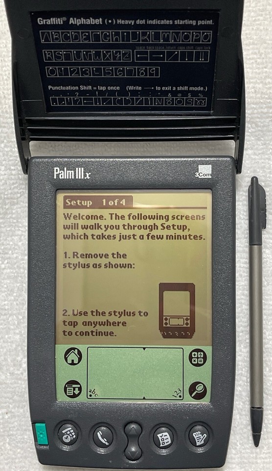 3Com Palm IIIx Palm Pilot, Keyboard, and Accessories | eBay